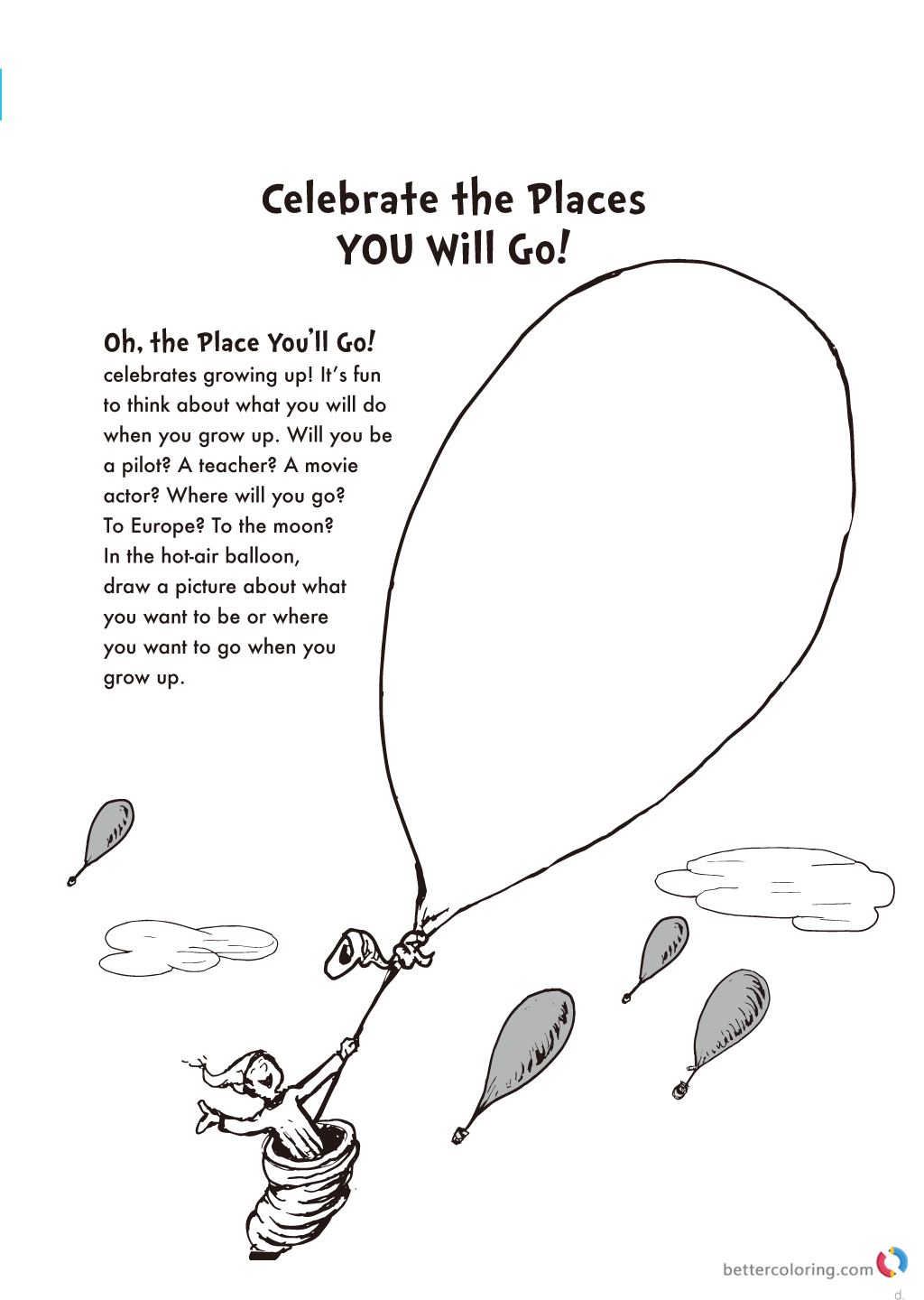 Oh The Places You Ll Go Coloring Pages at tarlunablog Blog Oh The Places You Ll Go Coloring Pages at tarlunablog Blog