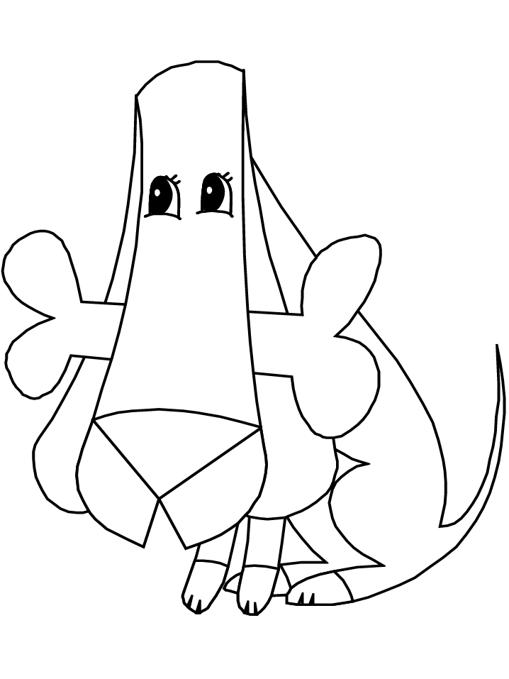 Dog Bone Coloring Pages