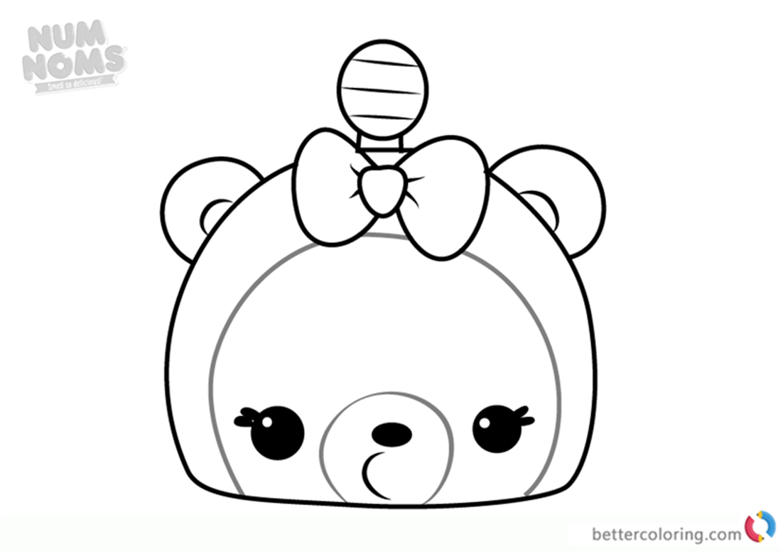 Mia Mango from Num Noms Coloring Pages Series 3 - Free Printable ...