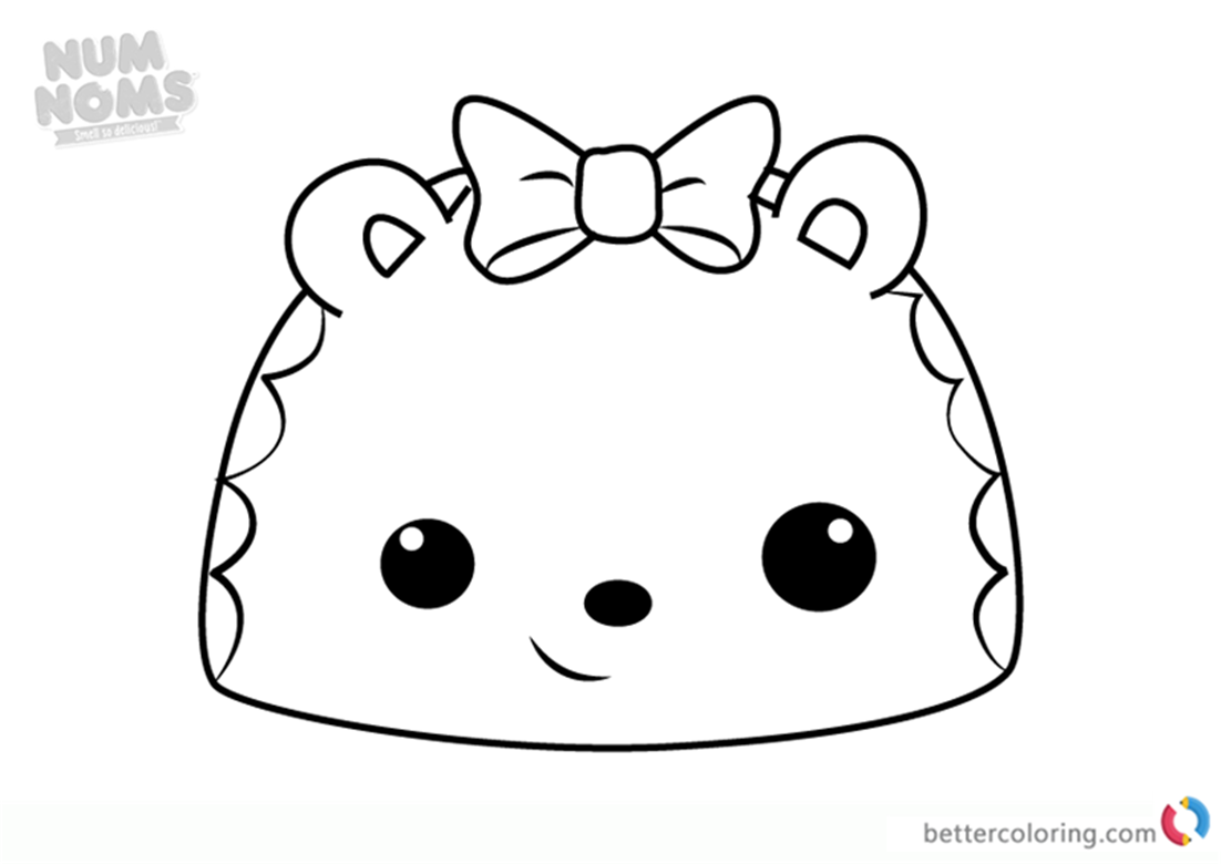 Mintee Go-Go Num Noms Coloring Pages - Free Printable Coloring Pages