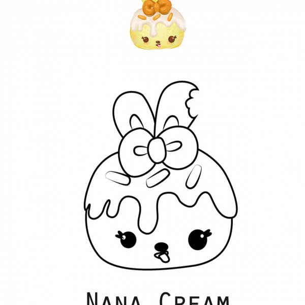 Num Noms Coloring Pages Free Nilla Swirl - Free Printable Coloring Pages
