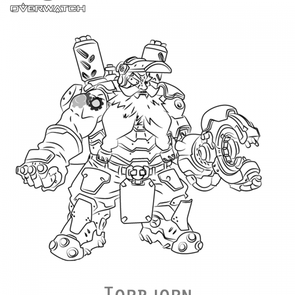 Hanzo Overwatch Drawings Sketch Coloring Page