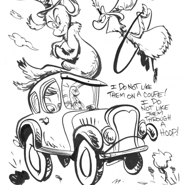 Dr Seuss Green eggs and Ham Coloring Pages six eggs and six Hams - Free ...