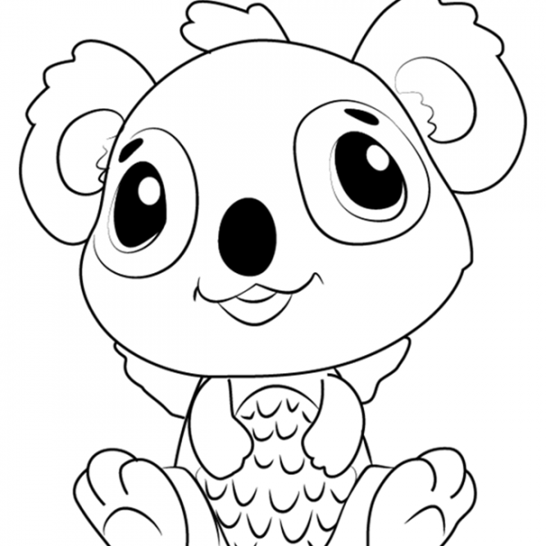 Giggling Draggle from Hatchimals Coloring Pages - Free Printable ...