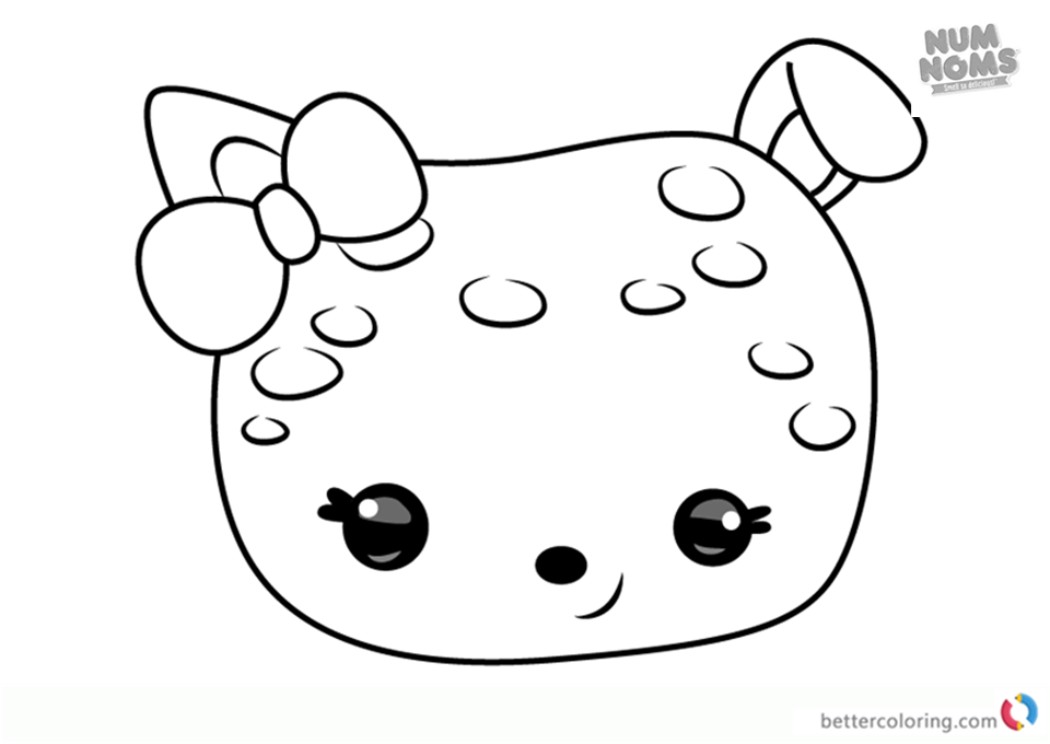 Num Noms Coloring Pages Series 2 Kiwi Jelly - Free Printable Coloring Pages