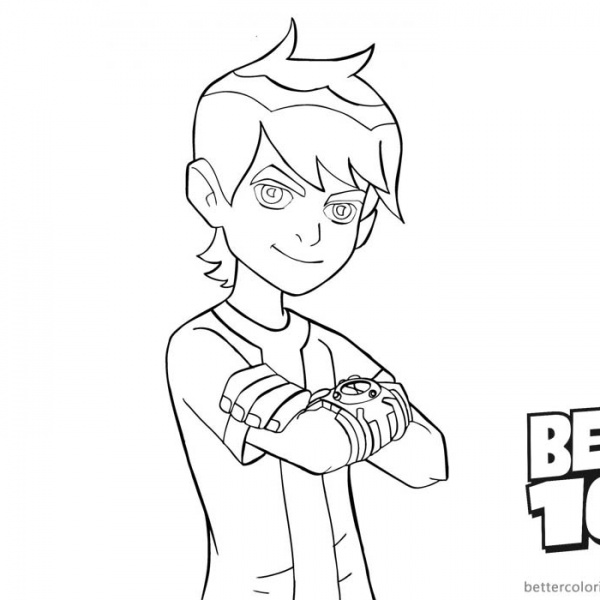 Ben 10 Heatblast Coloring Pages Sketch Coloring Page