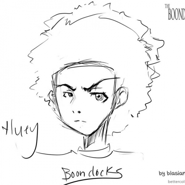 The Boondocks Coloring Pages - Free Printable Coloring Pages