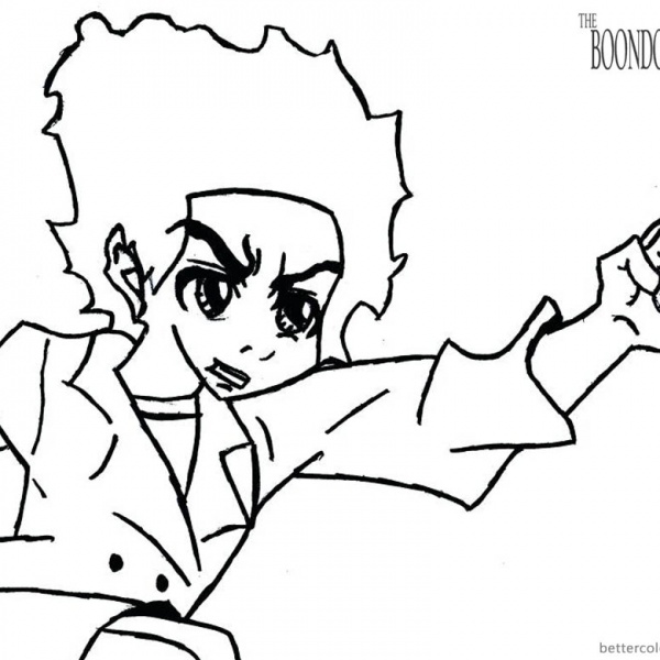 The Boondocks Coloring Pages - Free Printable Coloring Pages