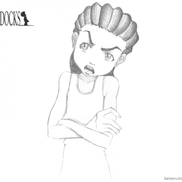 Boondocks coloring pages Lovely Riley - Free Printable Coloring Pages