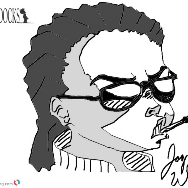 Boondocks coloring pages Jazmine kiss Huey - Free Printable Coloring Pages