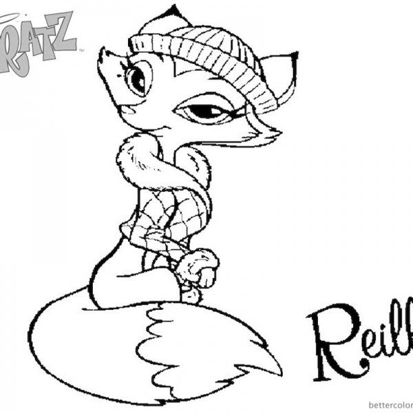 Bratz Coloring Pages Petz Doll Shae - Free Printable Coloring Pages