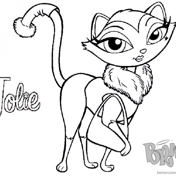 Bratz Coloring Pages Petz Doll Carly - Free Printable Coloring Pages