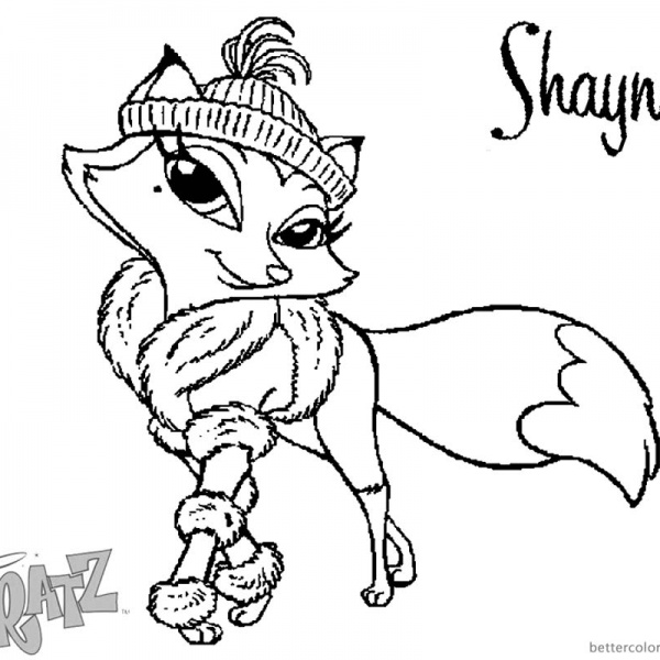 Bratz Coloring Pages Petz Doll Cat - Free Printable Coloring Pages