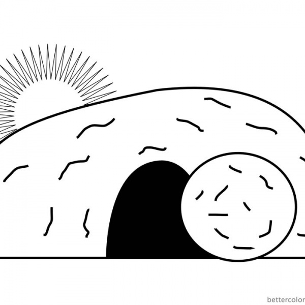 Empty Tomb Coloring Pages - Free Printable Coloring Pages