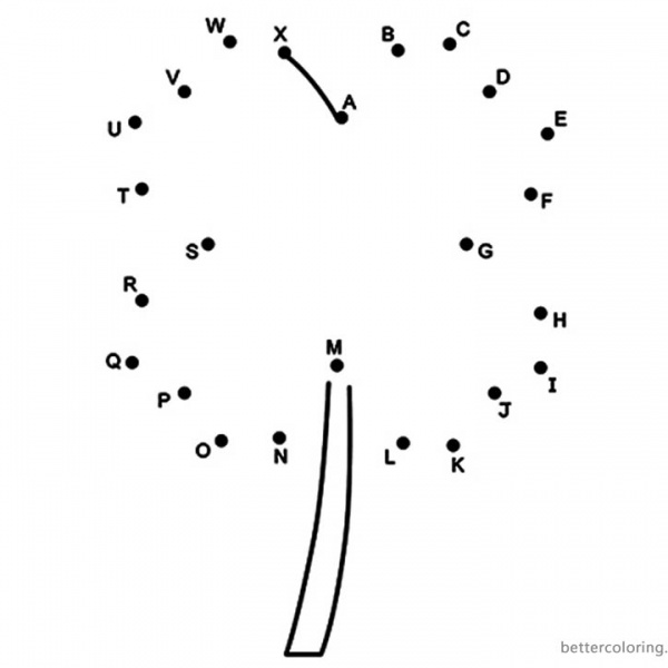 Four Leaf Clover Coloring Pages Connect the Dots - Free Printable ...
