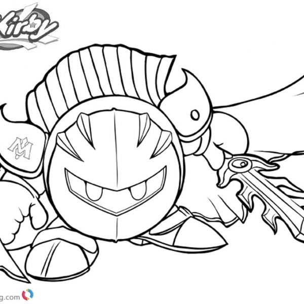Kirby Coloring Pages Concept Art Kood Waddle Dee Abilities - Free ...