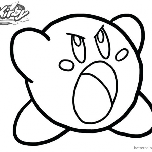 Kirby Coloring Pages Picture Bandana Waddle Dee - Free Printable ...