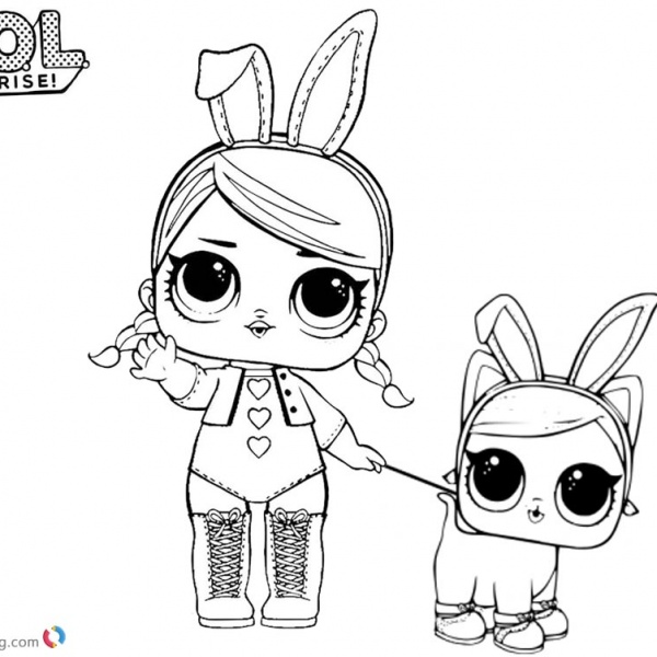 LOL Coloring Pages Cute MC Swag - Free Printable Coloring Pages
