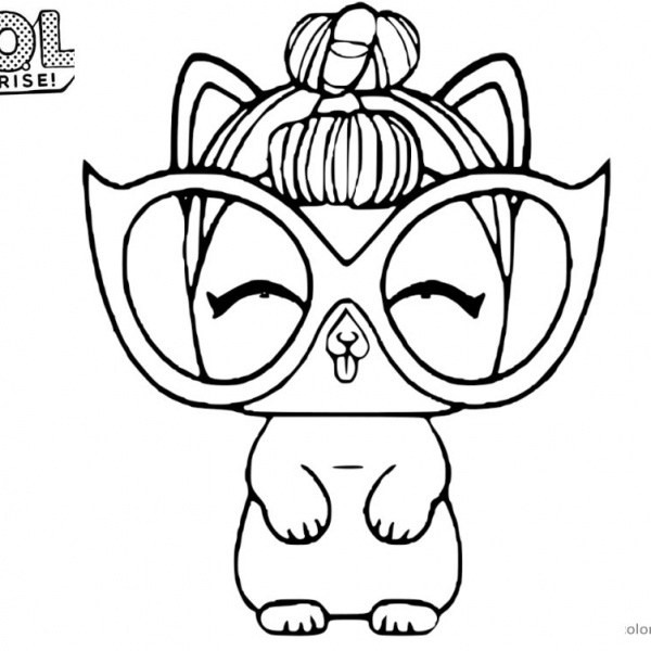 LOL Coloring Pages Hops with Ruff Rocker - Free Printable Coloring Pages