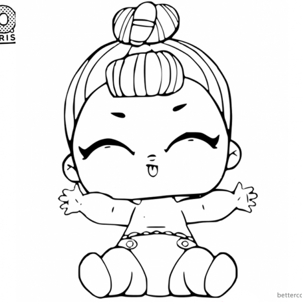 Cute LOL Coloring Pages - Free Printable Coloring Pages