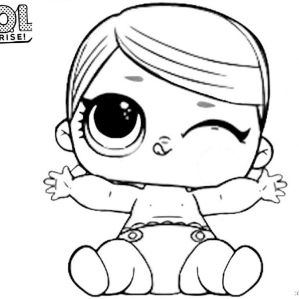 LOL Coloring Pages Hops with Ruff Rocker - Free Printable Coloring Pages