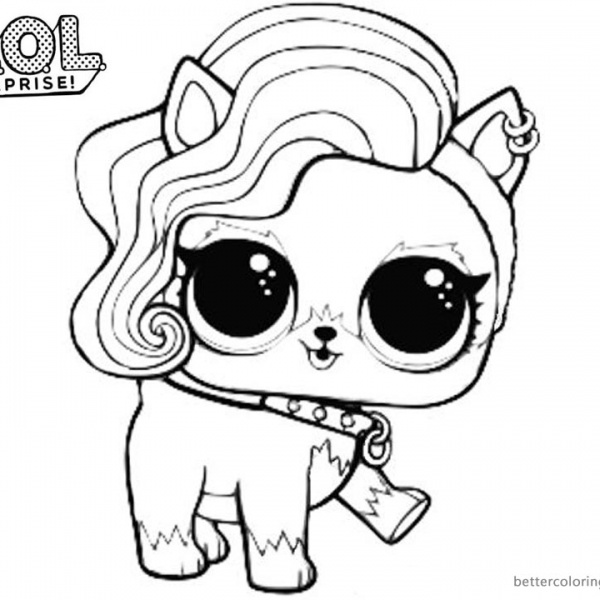 LOL Surprise Doll Coloring Pages - Free Printable Coloring Pages