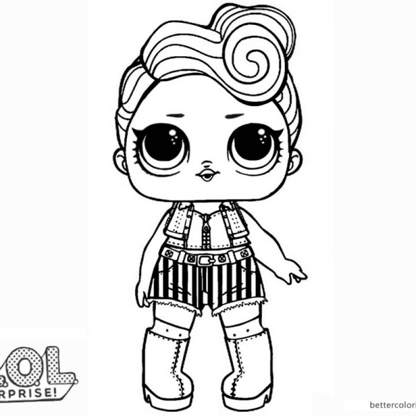 LOL Surprise Doll Coloring Pages - Free Printable Coloring Pages