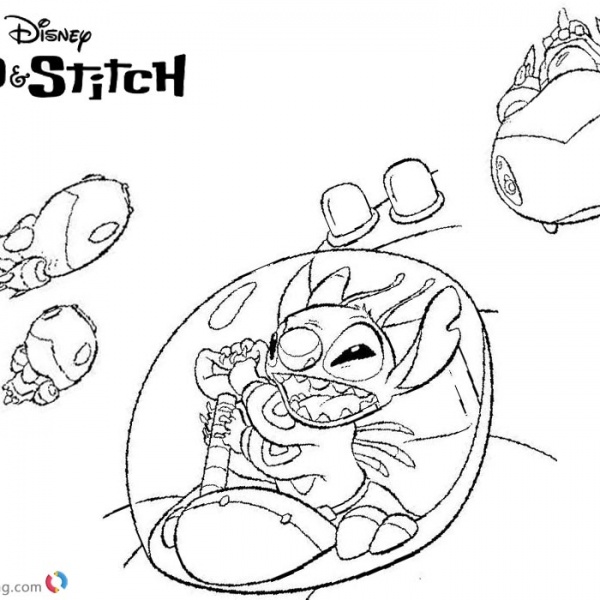 Lilo and Stitch Coloring Pages Math Problem and Paint Number Worksheet ...