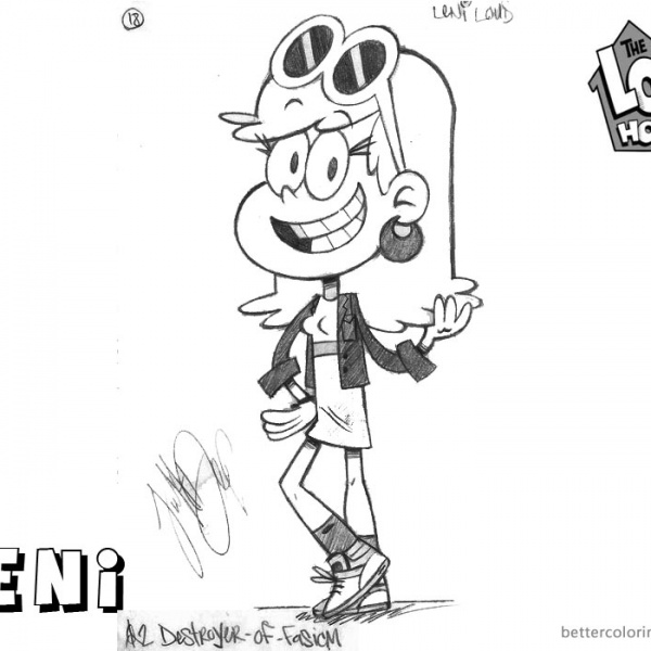 The Loud House Coloring Pages - Free Printable Coloring Pages