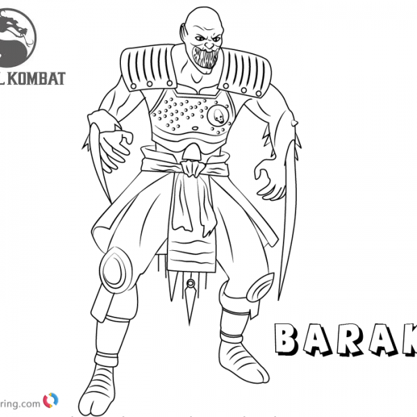 Mortal Kombat Coloring Pages Johnny Cage - Free Printable Coloring Pages