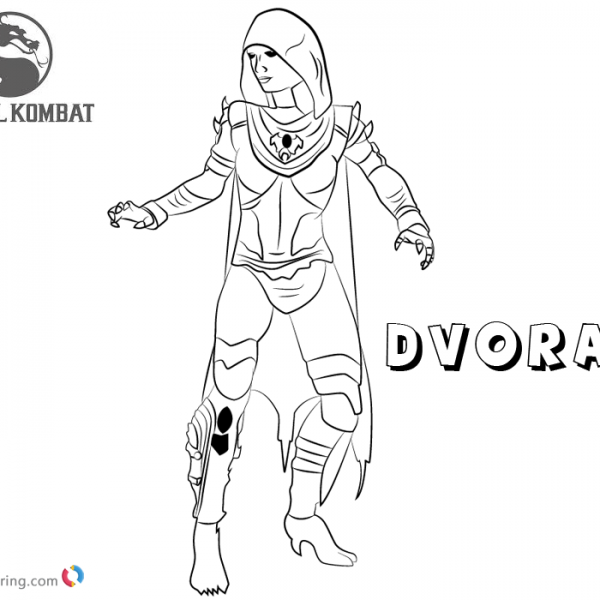 Mortal Kombat Coloring Pages Kitana - Free Printable Coloring Pages