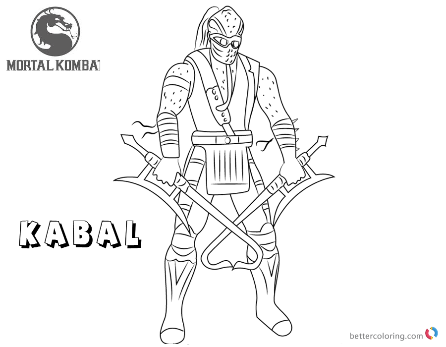 Mortal Kombat Kolorowanki Scorpion Baraka Ausmalbilder Capper ...