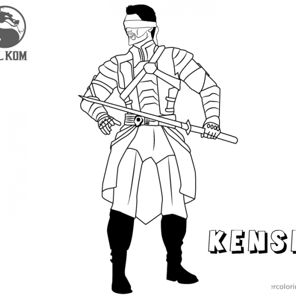 Mortal Kombat Coloring Pages Raiden - Free Printable Coloring Pages
