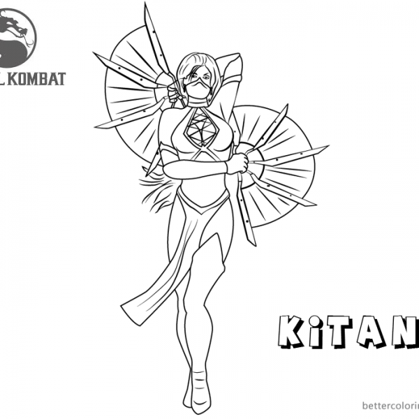 Mortal Kombat Coloring Pages Johnny Cage - Free Printable Coloring Pages