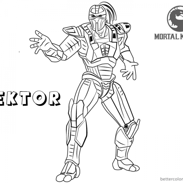 Mortal Kombat Coloring Pages Raiden - Free Printable Coloring Pages