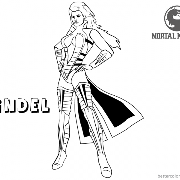 Mortal Kombat Coloring Pages Johnny Cage - Free Printable Coloring Pages