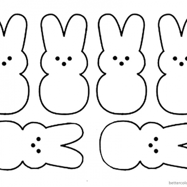 Peeps Coloring Pages - Free Printable Coloring Pages