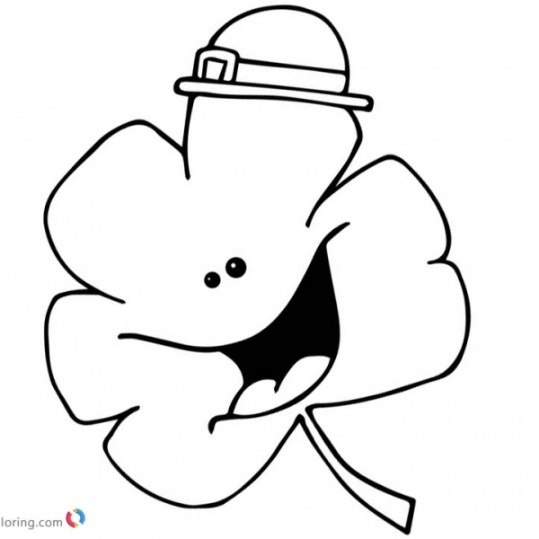 Shamrock Coloring Pages Fancy Doodles - Free Printable Coloring Pages