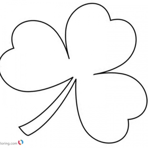 Shamrock Coloring Pages Fancy Doodles - Free Printable Coloring Pages