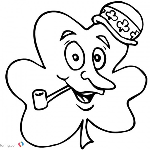 Shamrock Coloring Pages Fancy Doodles - Free Printable Coloring Pages