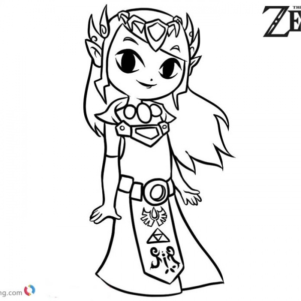 The Legend of Zelda Coloring Pages - Free Printable Coloring Pages