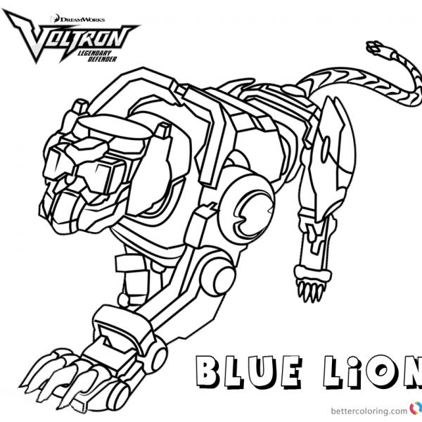 Voltron Coloring Pages Voltron - Free Printable Coloring Pages