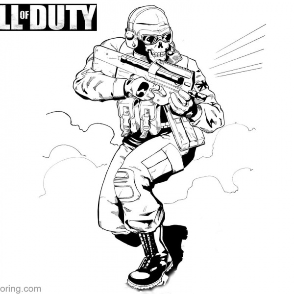 Call of Duty Coloring Pages - Free Printable Coloring Pages