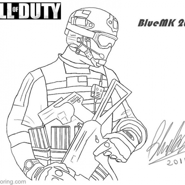 Call of Duty Coloring Pages - Free Printable Coloring Pages