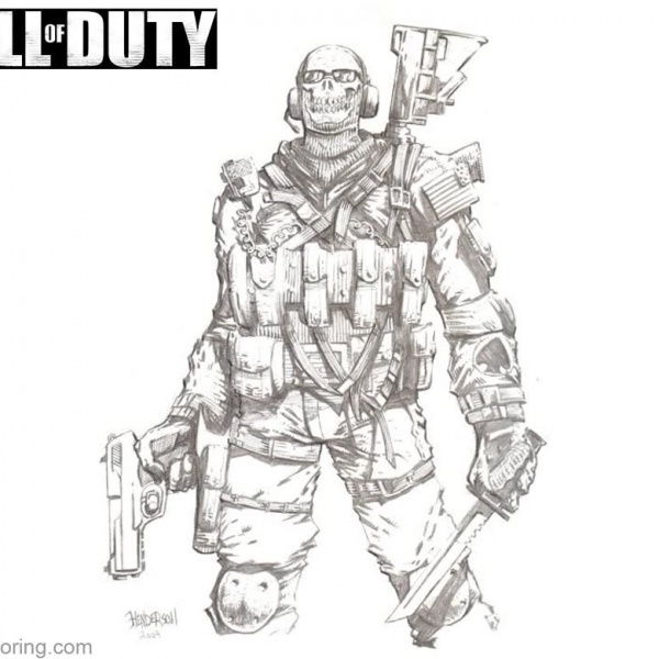 Call of Duty Coloring Pages - Free Printable Coloring Pages