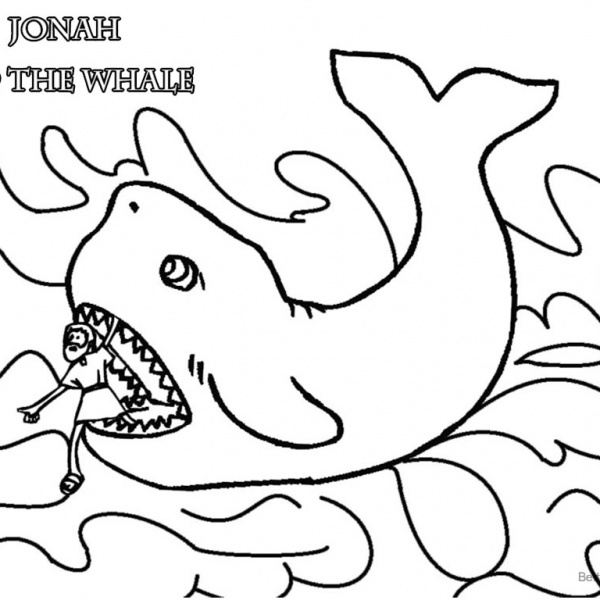 Coloring Pages of Jonah And The Whale - Free Printable Coloring Pages