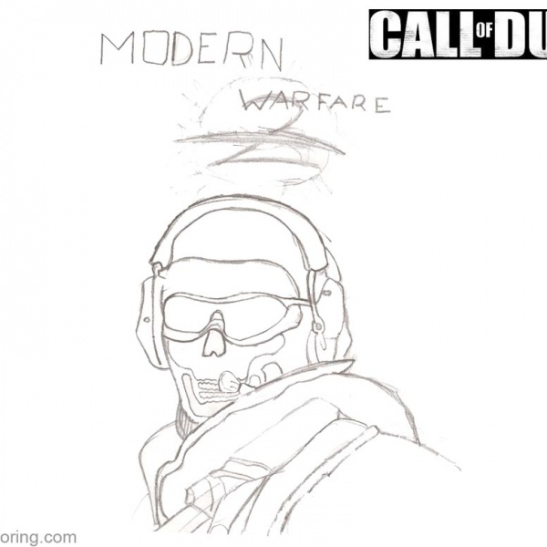 Call of Duty Ghost Coloring Pages - Free Printable Coloring Pages