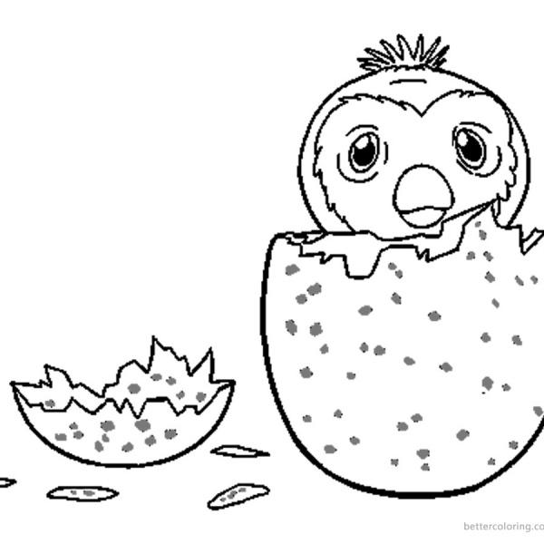 Hatchimals Coloring Pages - Free Printable Coloring Pages