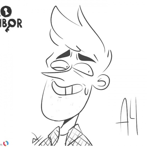 Hello Neighbor Coloring Pages - Free Printable Coloring Pages