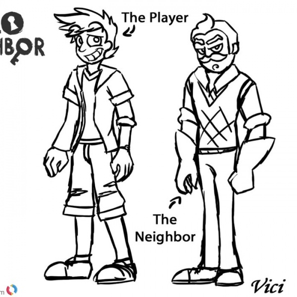 Hello Neighbor Coloring Pages - Free Printable Coloring Pages